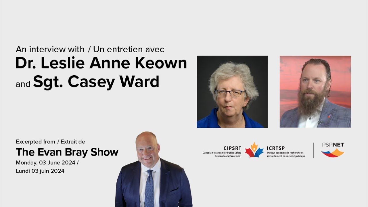 Dr. Leslie Anne Keown and Sgt. Casey Ward on The Evan Bray Show. - YouTube