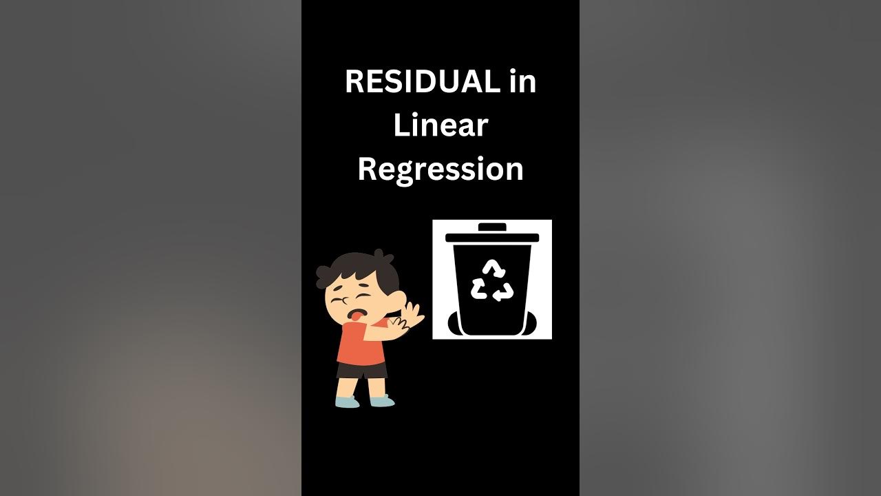 Residuals in Linear Regression #animation #shorts #machine - YouTube