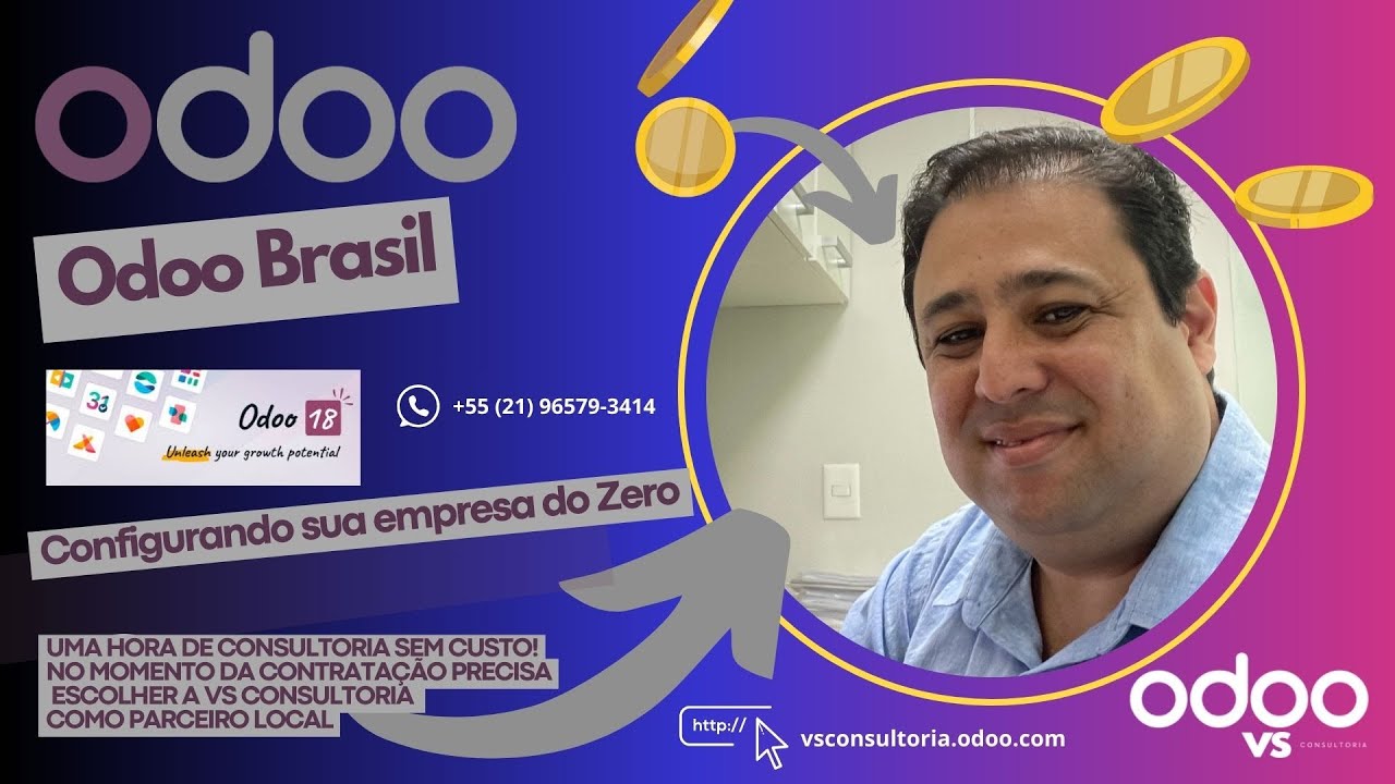 Odoo Brasil 🚀 Como Configurar uma Empresa no Odoo ERP - Parte 1: Passos ...
