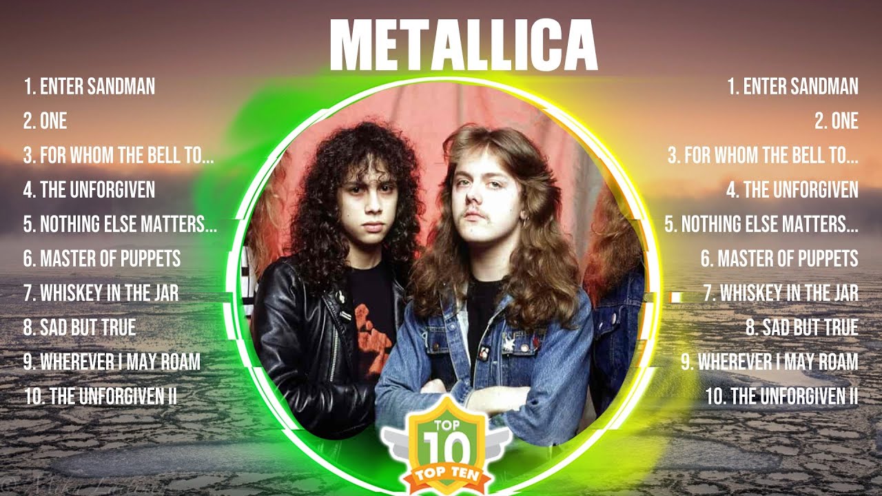 Metallica Top Hits Popular Songs - Top 10 Song Collection - YouTube