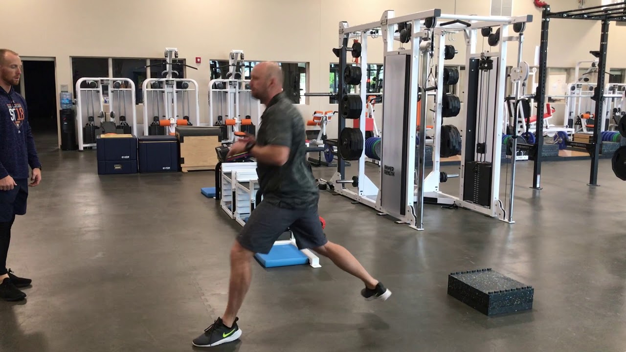 Pitcher Front Leg Stiffness Plyos - YouTube