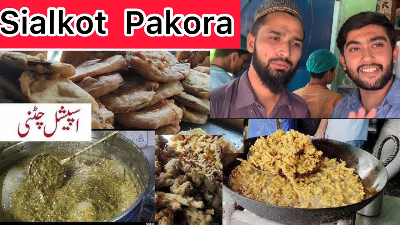 Baba baloch lahori Pakoray Sialkot | Sialkot ky famous pakoray | Famous ...