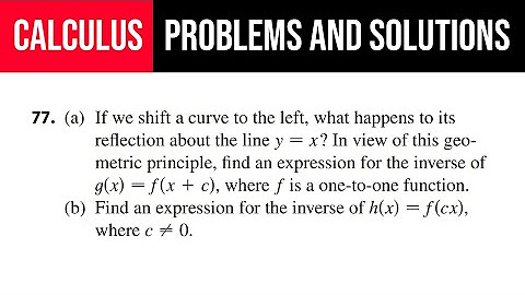 Calculus Section 1.5: Inverse Functions and Logarithms - YouTube
