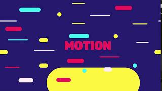 Motion design geometric
