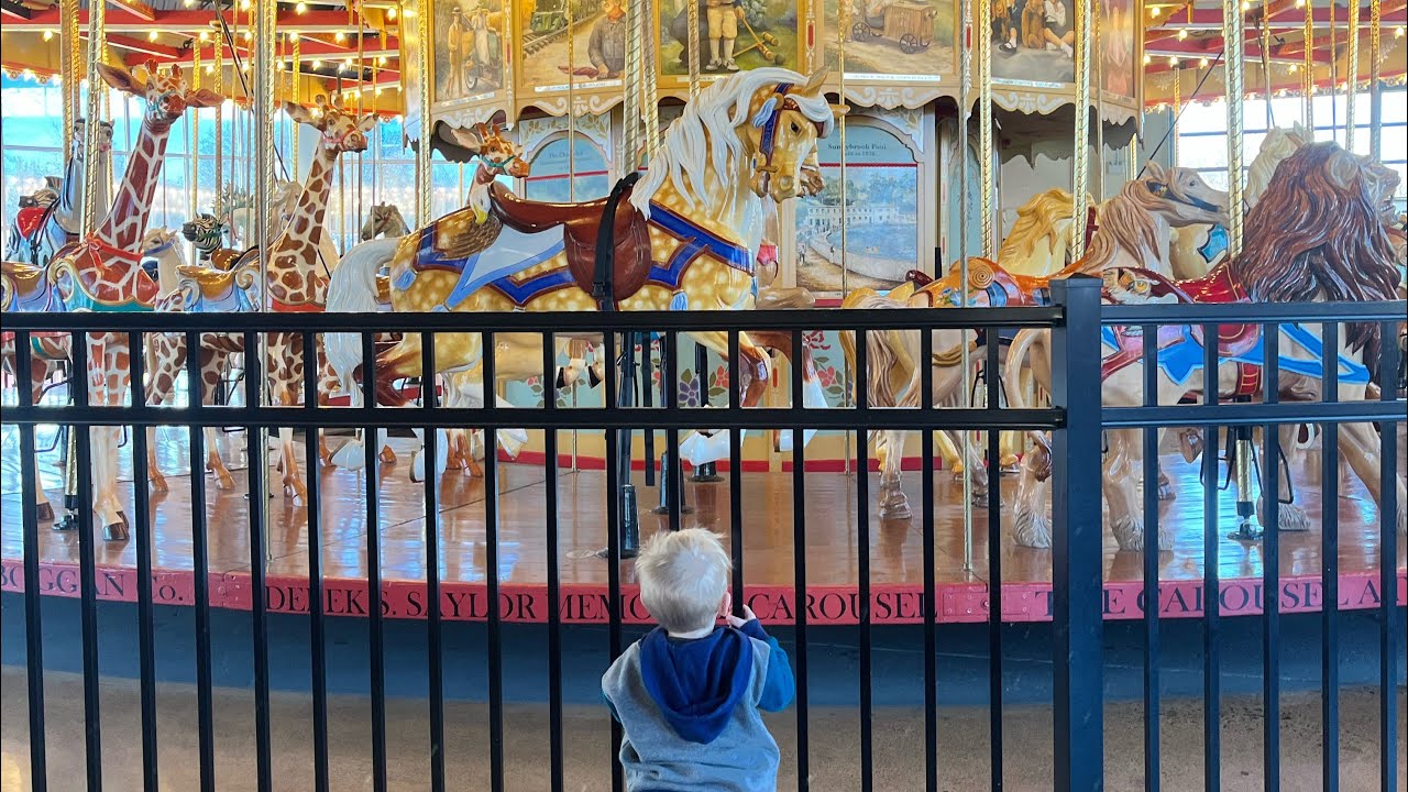 Pottstown Carousel & Sesame Place!!! - YouTube