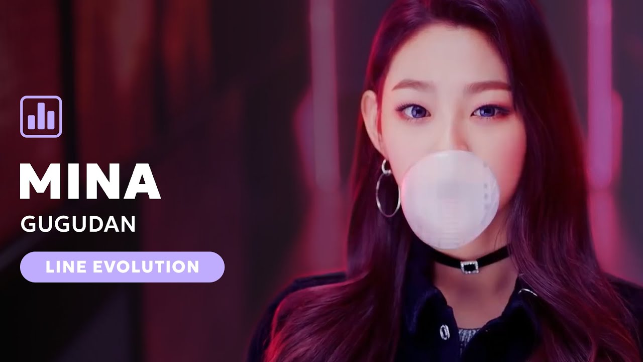 gugudan (구구단) - Mina (미나) (Line Evolution) | All Title Tracks Until 'Not That Type' • NOV/2018 ...