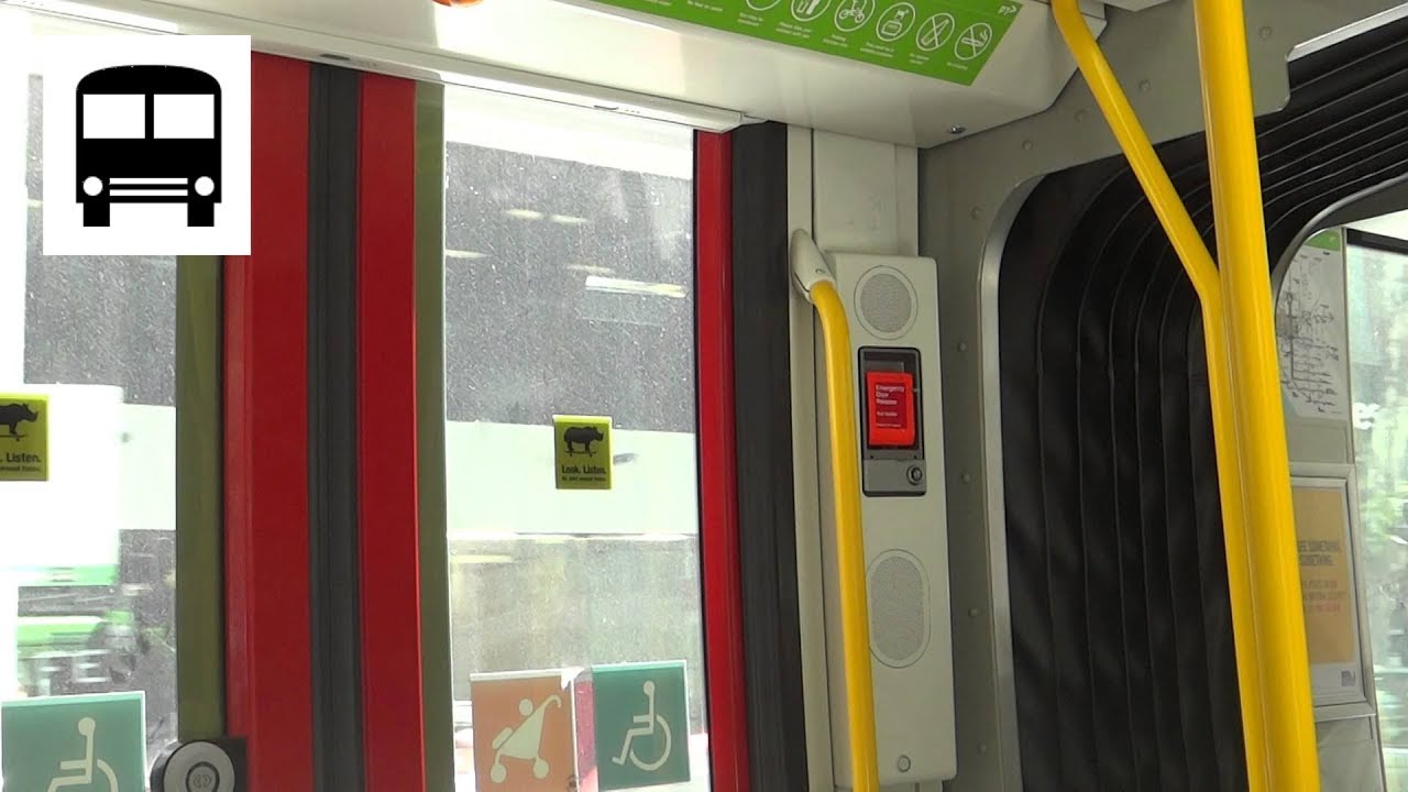 C2-Class Melbourne Tram (Alstom Citadis 302) - William St to Queen St ...