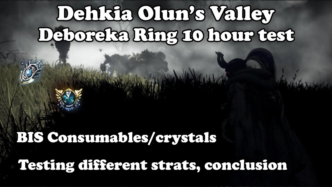 BDO | Deboreka Ring 10 hour grind tests - Dehkia Oluns - YouTube