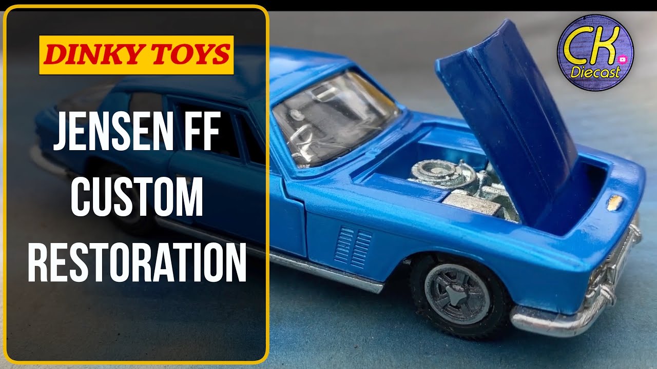Dinky toy restoration Jensen custom.. - YouTube