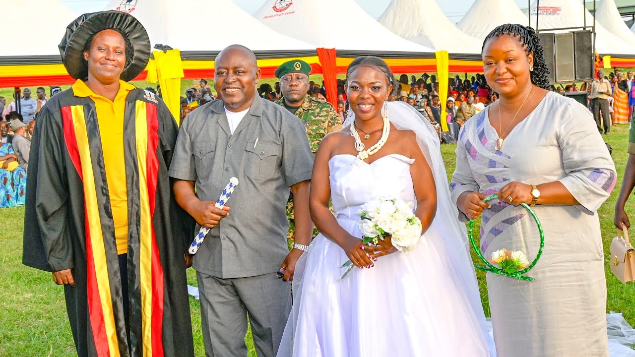 Rwenzururu King H.M Wesley Mumbere at the Graduation ceremony of ...