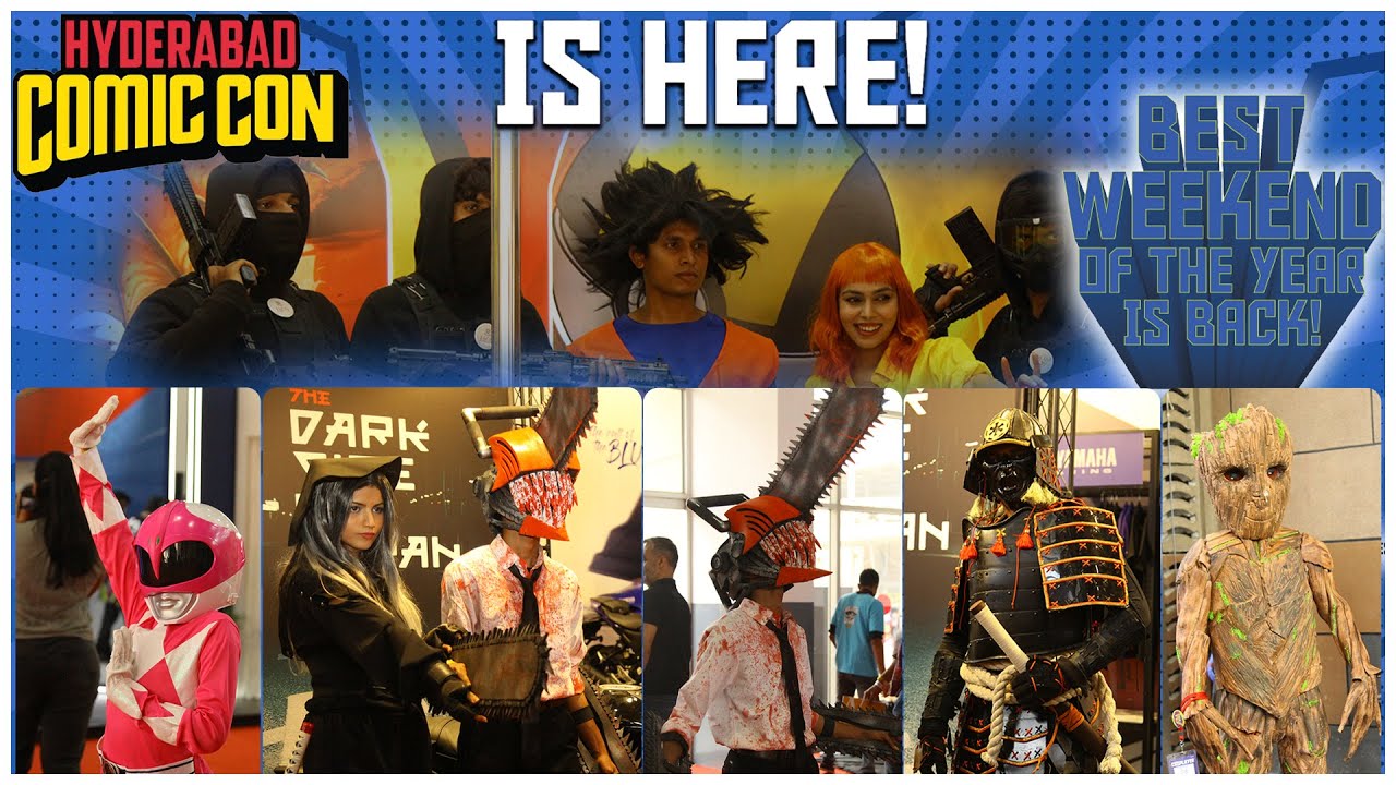 Hyderabad Comic Con 2024 At Hitex Exhibition Centre | Highlights - YouTube