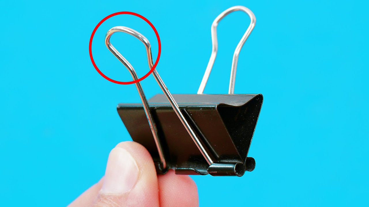 Not many people know the secret of the paper clip! Amazing Tips - YouTube
