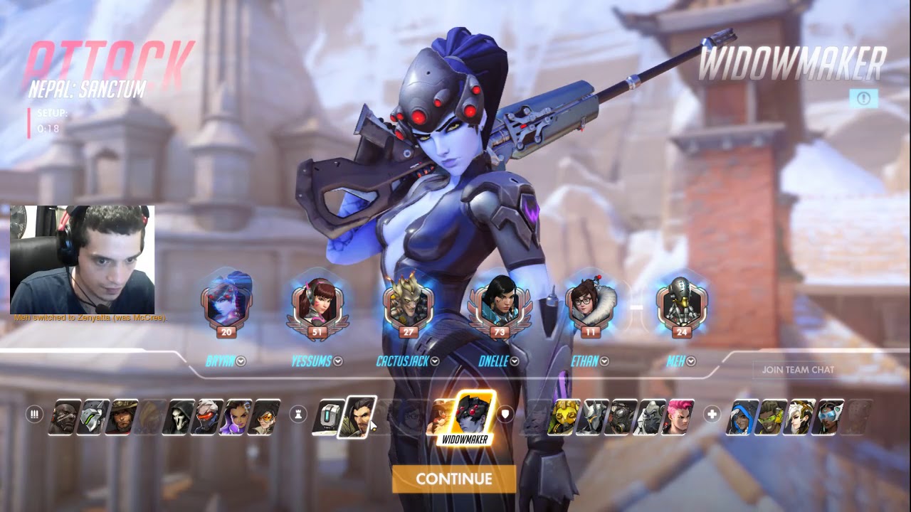 Overwatch - Widowmaker / Hanzo Play of the Game - YouTube