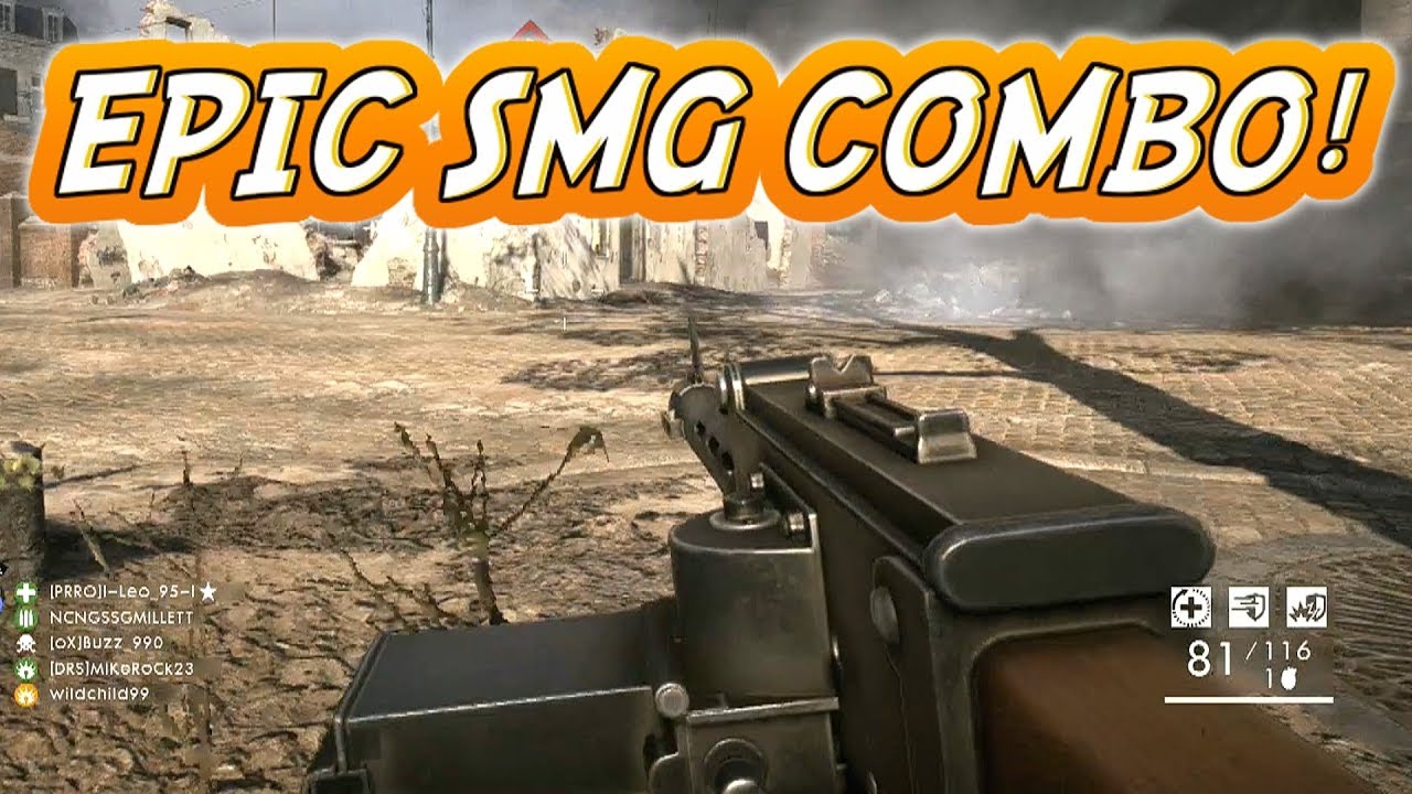 Battlefield 1: EPIC SMG COMBO (SMG 08/18) – BF1 Multiplayer Gameplay ...