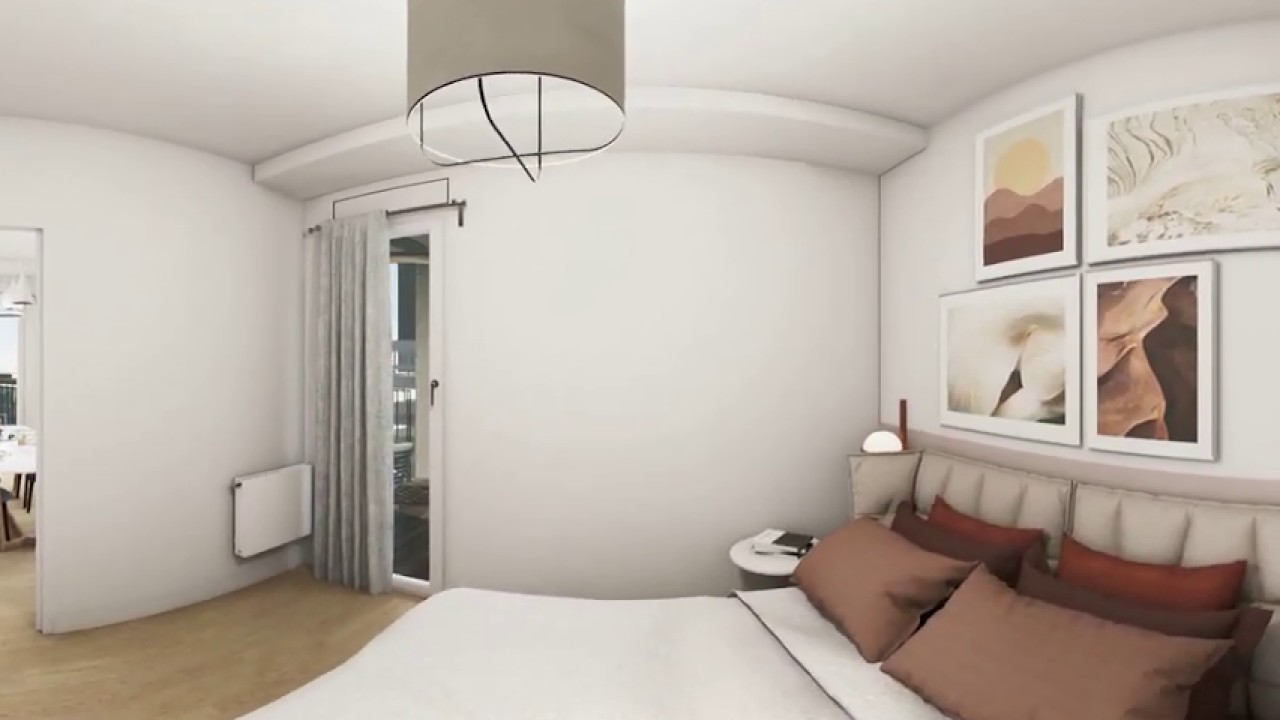 Résidence Le Berlier à Paris 13 : visite virtuelle d'un 5 pièces - YouTube