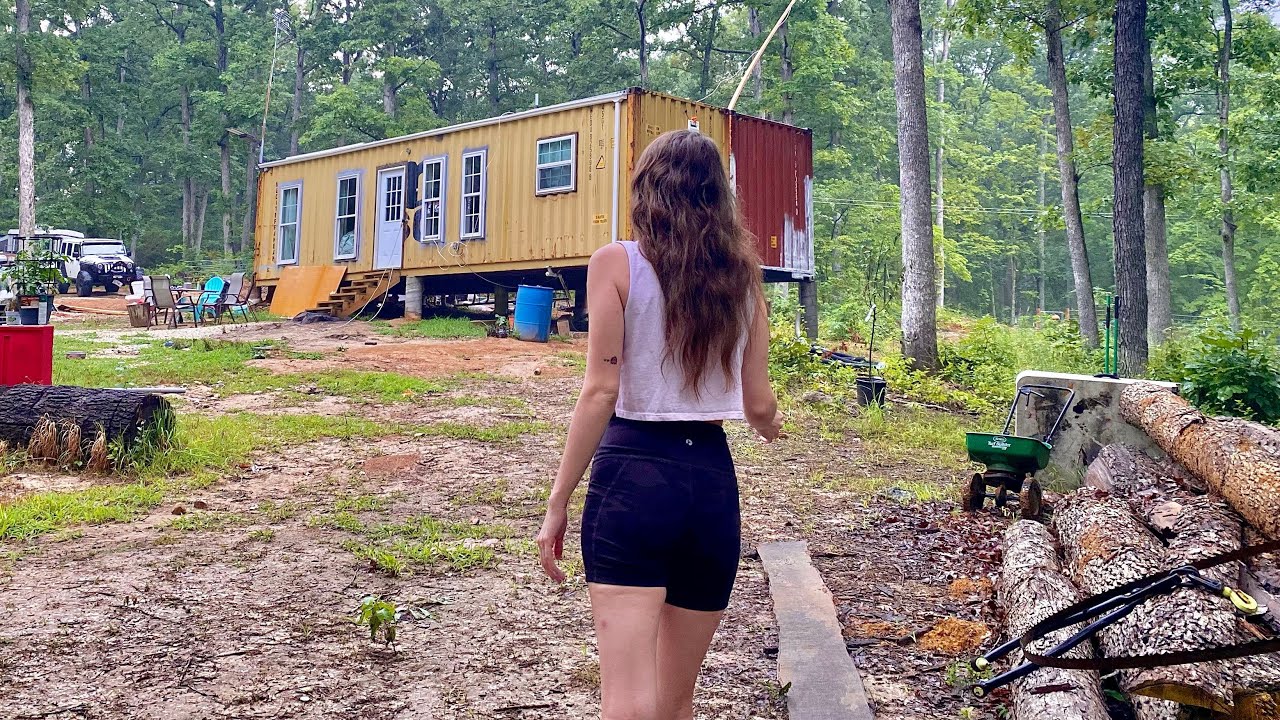Solar Powered Container House |Shipping Container Home EP:48| OFF GRID ...