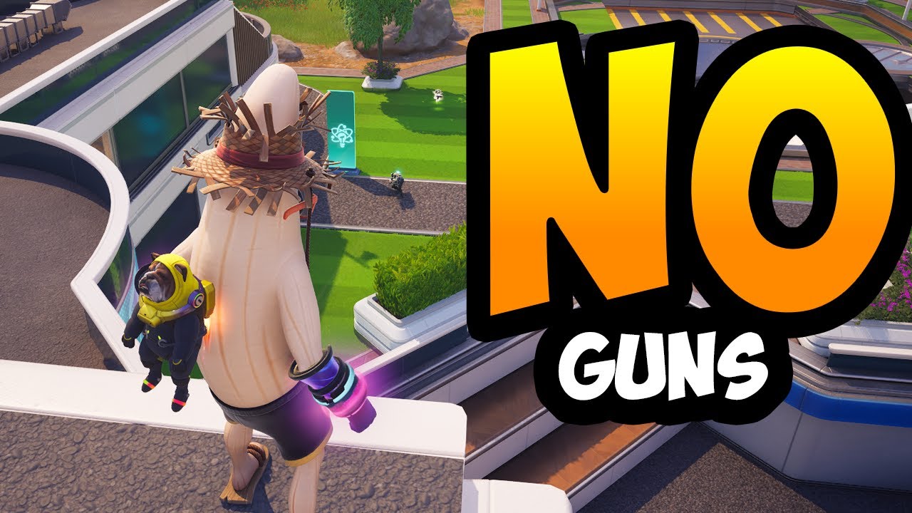 Can I win a game of Fortnite SUPER without guns? - YouTube