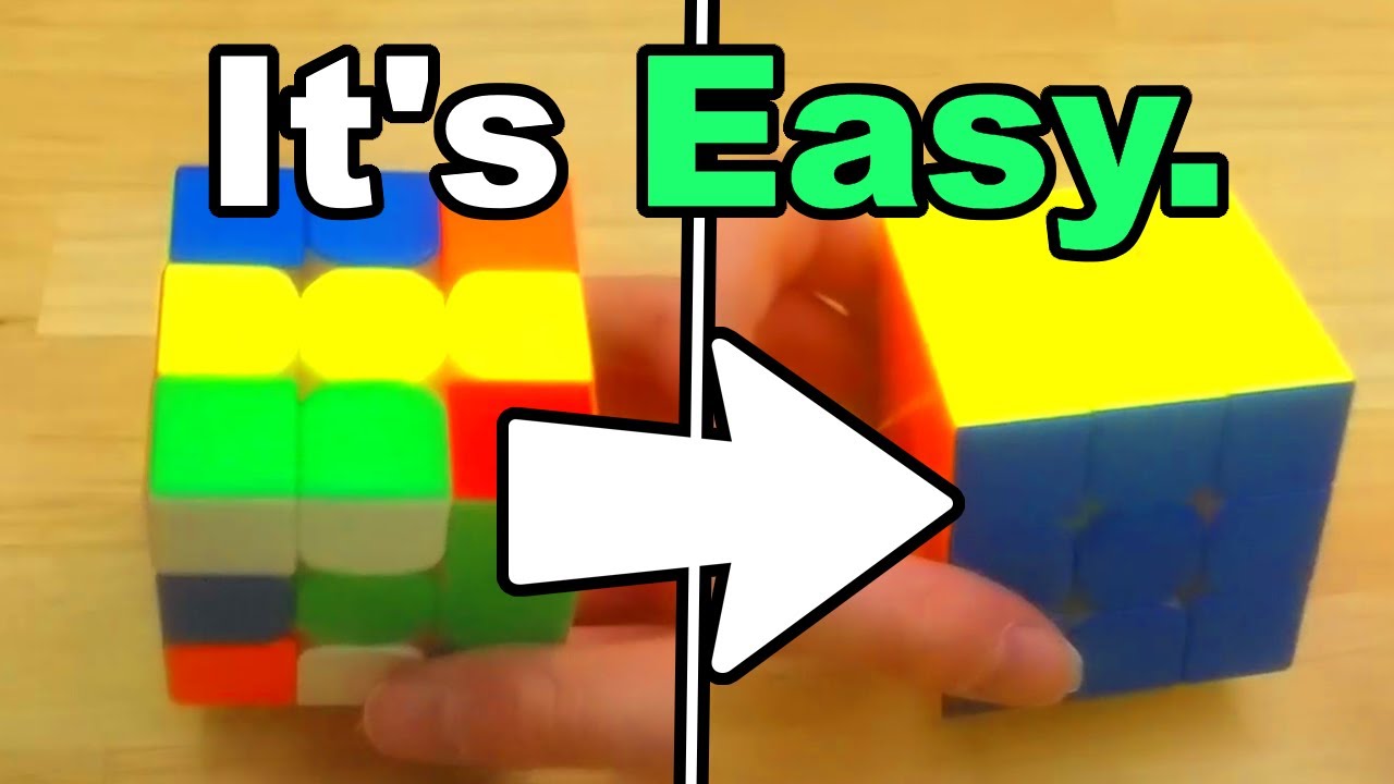 How to Solve a 3x3 Rubik's Cube! - Easy method for beginners - YouTube