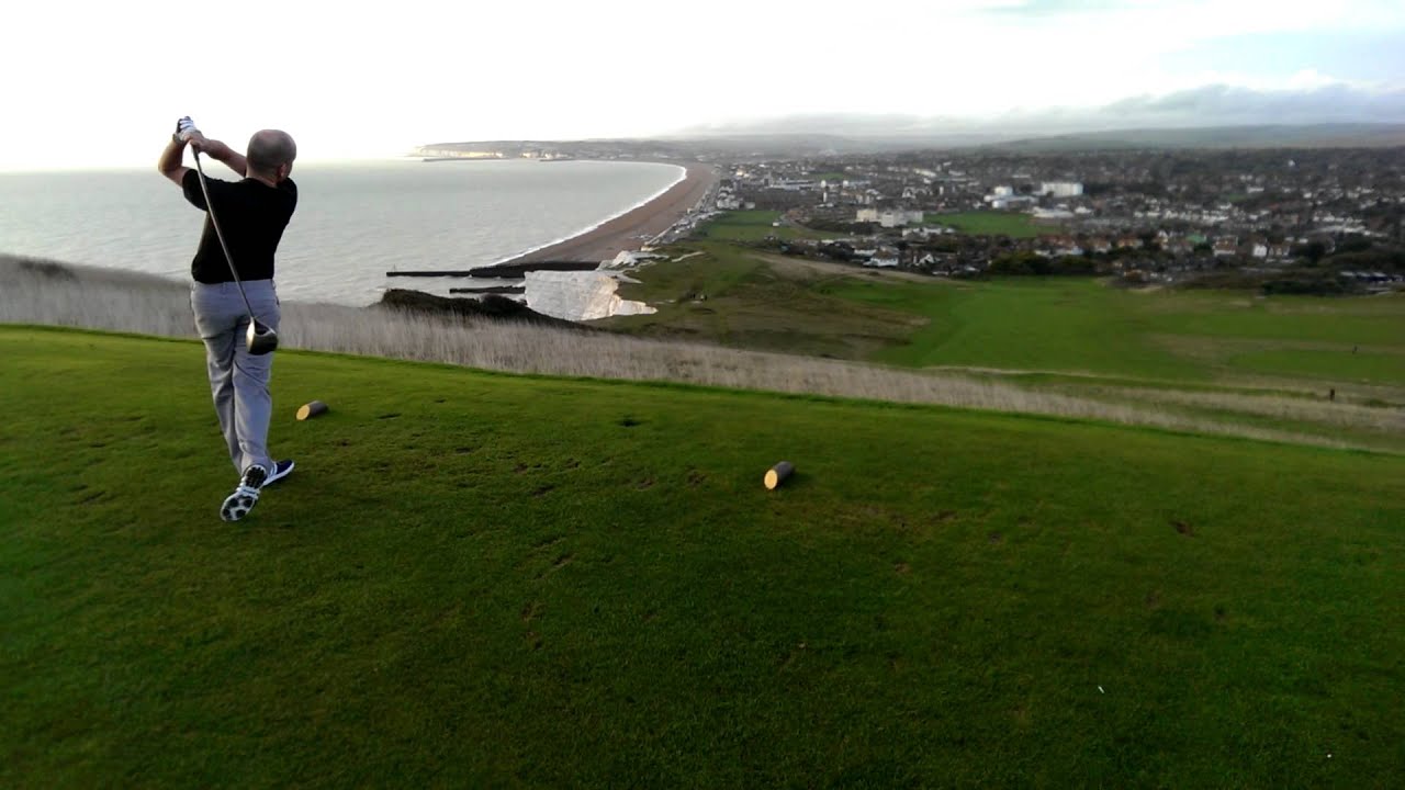 Me on the 18th Seaford Head Golf Course - YouTube