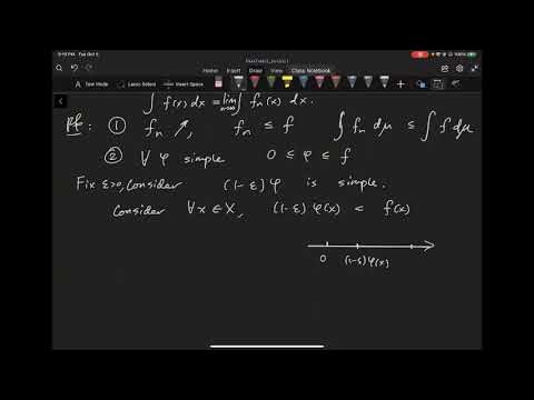Measure and Integration - Lecture 11 part 1 - YouTube