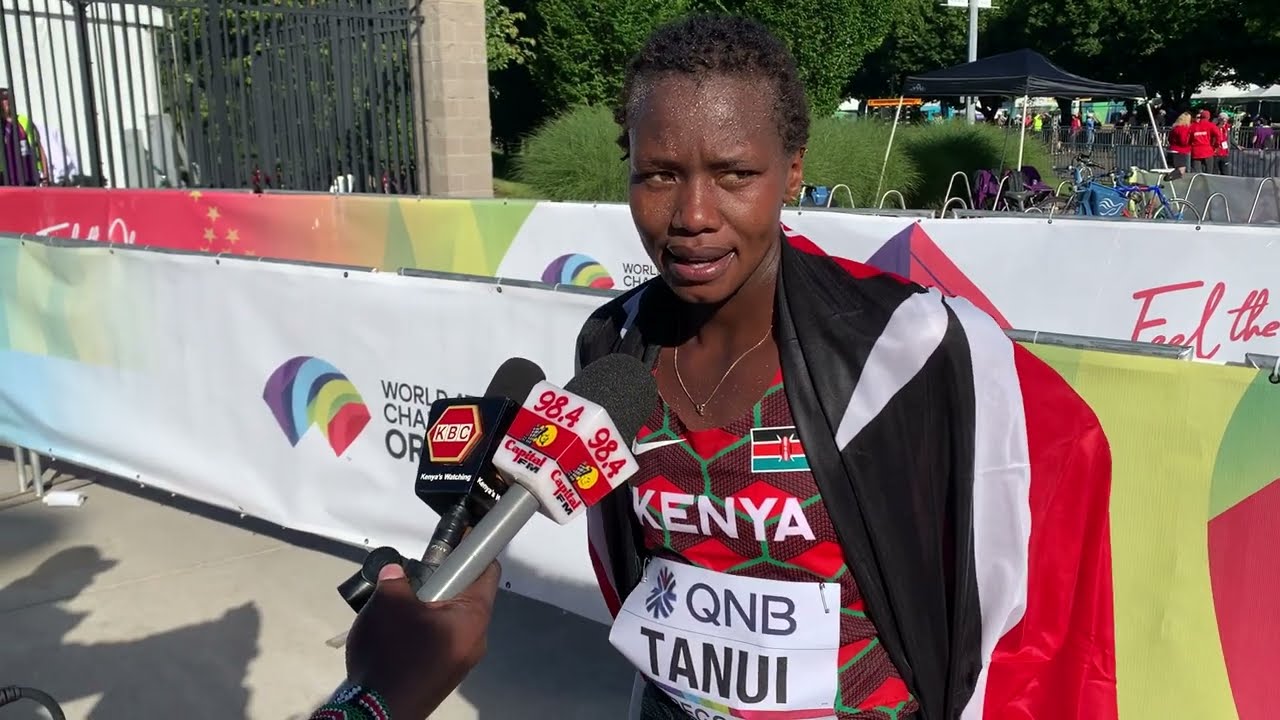 Angela Tanui of Kenya / 2:22:15 6th Place in Marathon Women Final ...