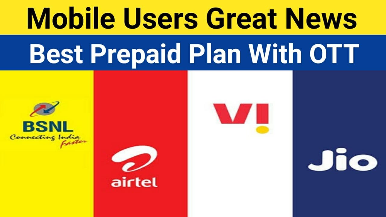 Best Prepaid Plan With Unlimited Internet and calling And Free OTT ...