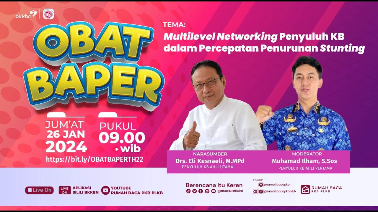 OBAT BAPER EP 149 | Multilevel Networking Penyuluh KB dalam Percepatan ...