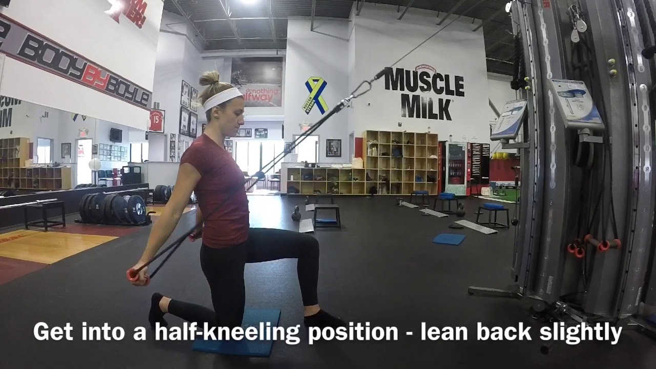 Lower Trap Pull Down - YouTube