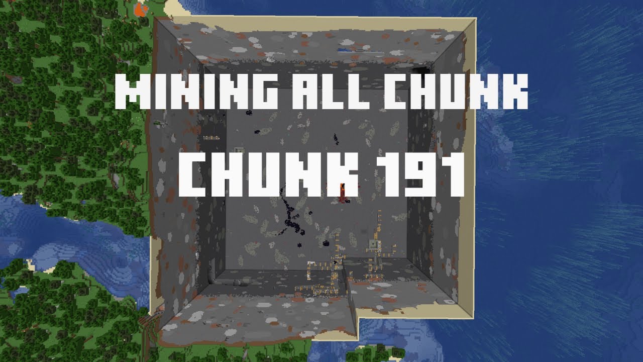 Mining all the chunks in Minecraft (Chunk 191) in 1 Minute - YouTube