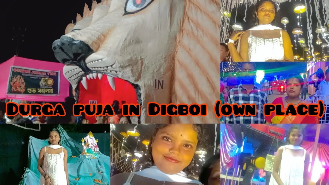 we are going to see Durga puja in own place(Digboi)(ghurta berono Durga ...
