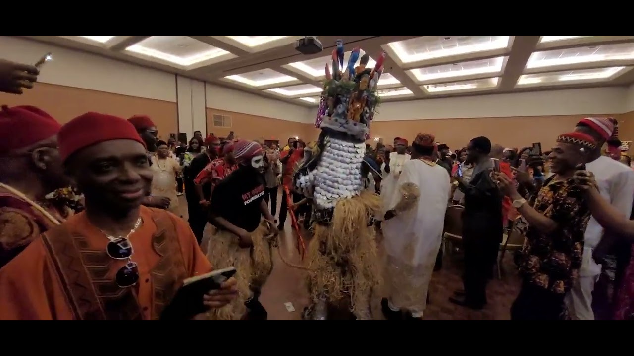 Agaba Masquarade at the 2023 Igbo Union of Canada Cultural Night - YouTube