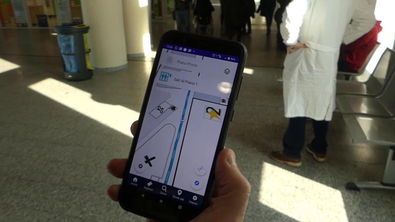 Cona, un'App per muoversi all'interno dell'ospedale - YouTube