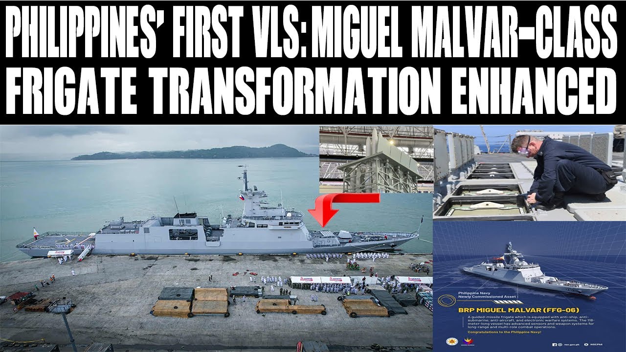 First VLS Installation Begins? Philippines' BRP Miguel Malvar Fully ...