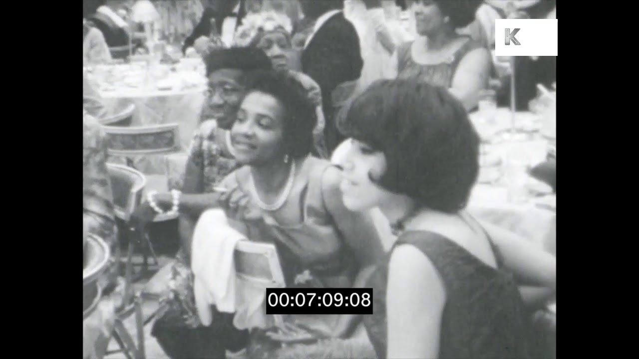 African Americans Ballroom Dancing, Debutante Ball, 1960s USA, 16mm ...
