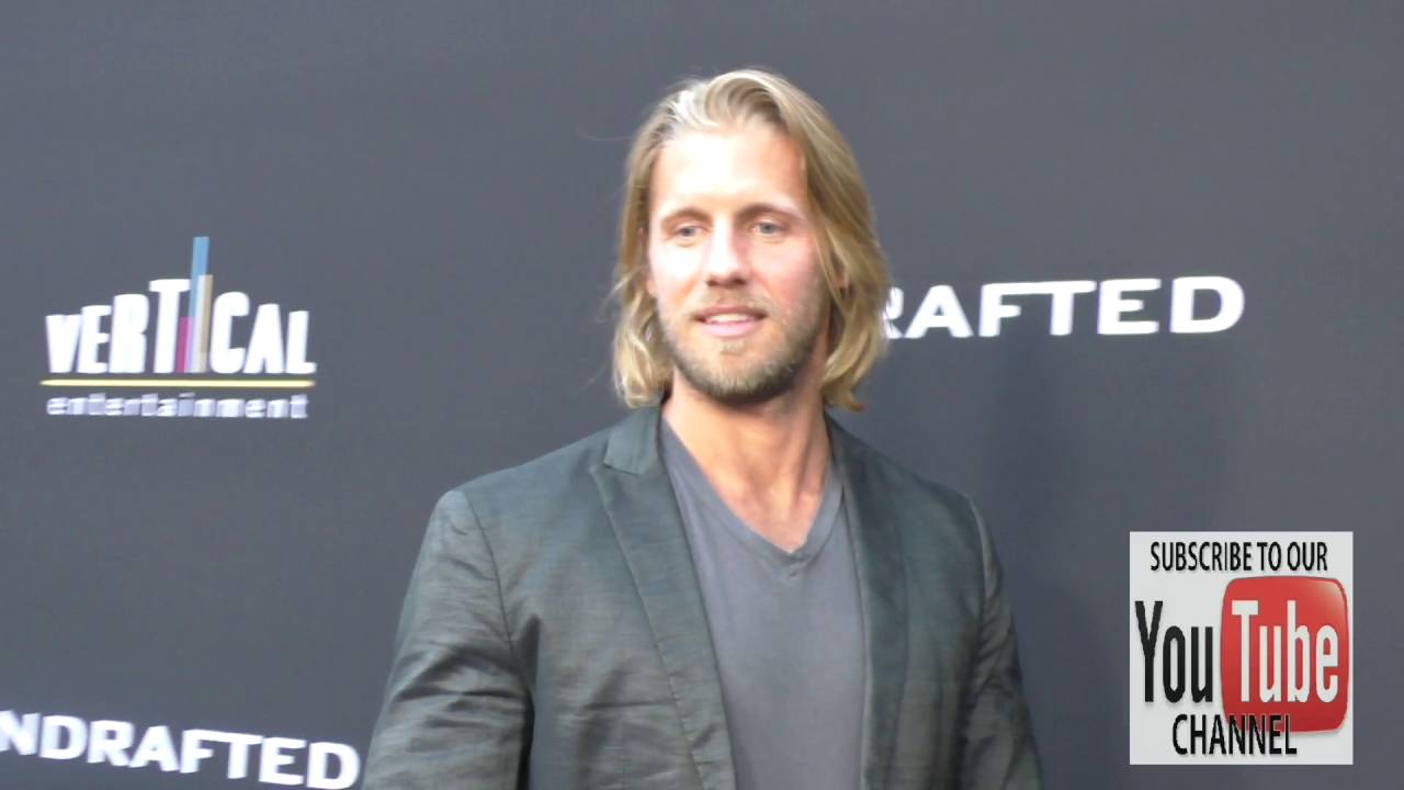 Matt Barr at the Undrafted Premiere in Hollywood - YouTube