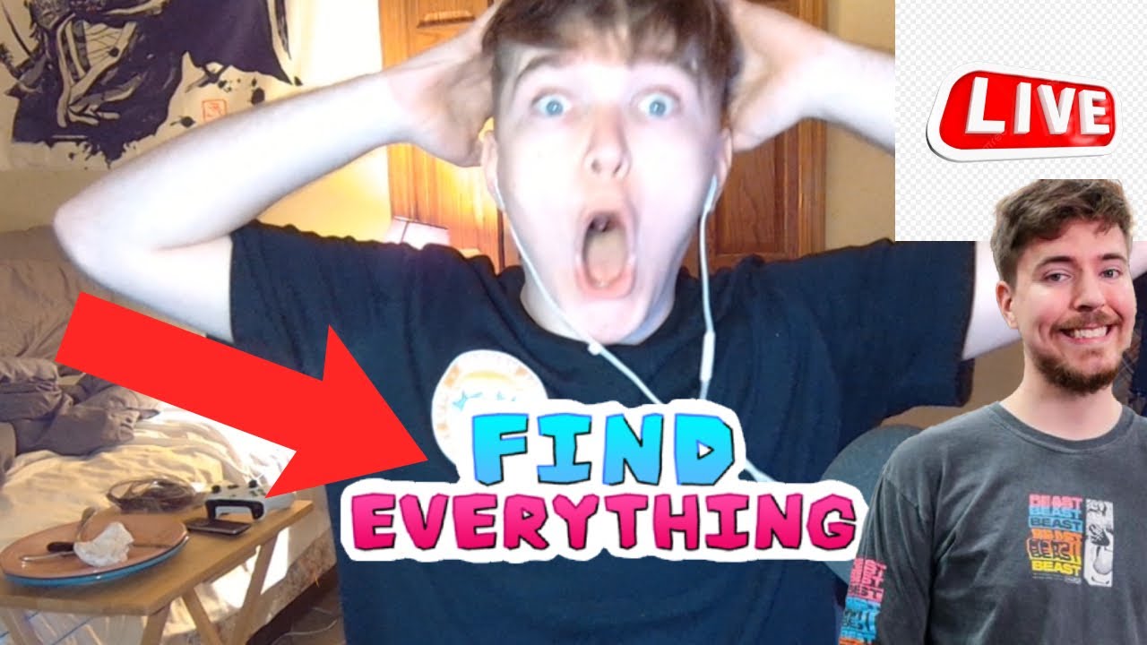 ROBLOX FIND EVERYTHING LIVE (Help Me Beat This Game) - YouTube
