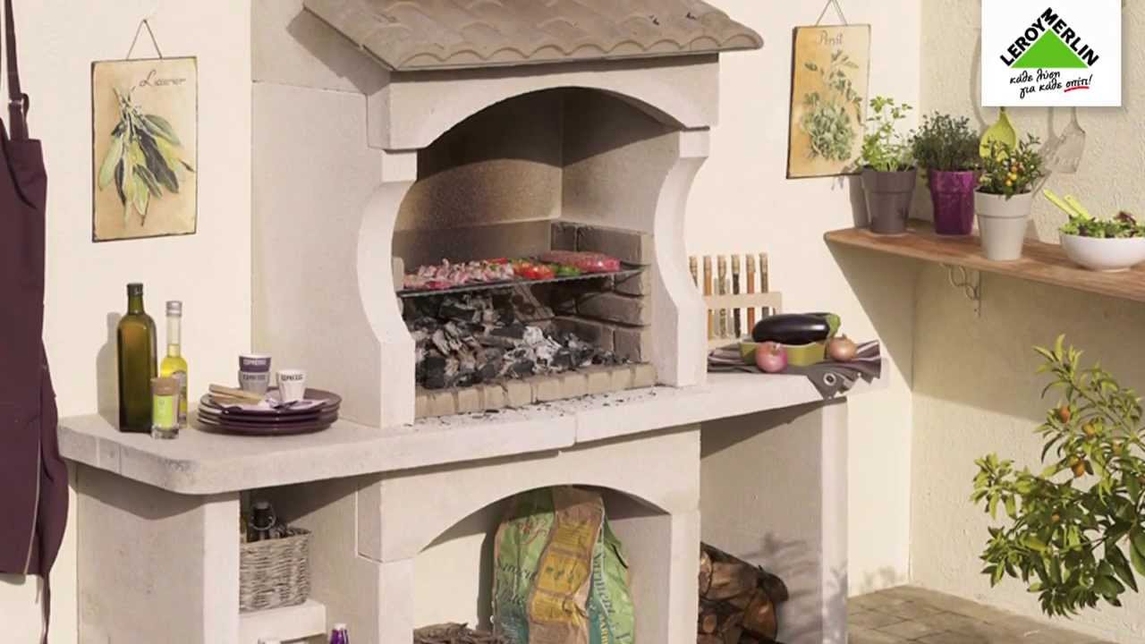 Πώς να τοποθετήσεις χτιστή ψησταριά; | LEROY MERLIN GREECE - YouTube