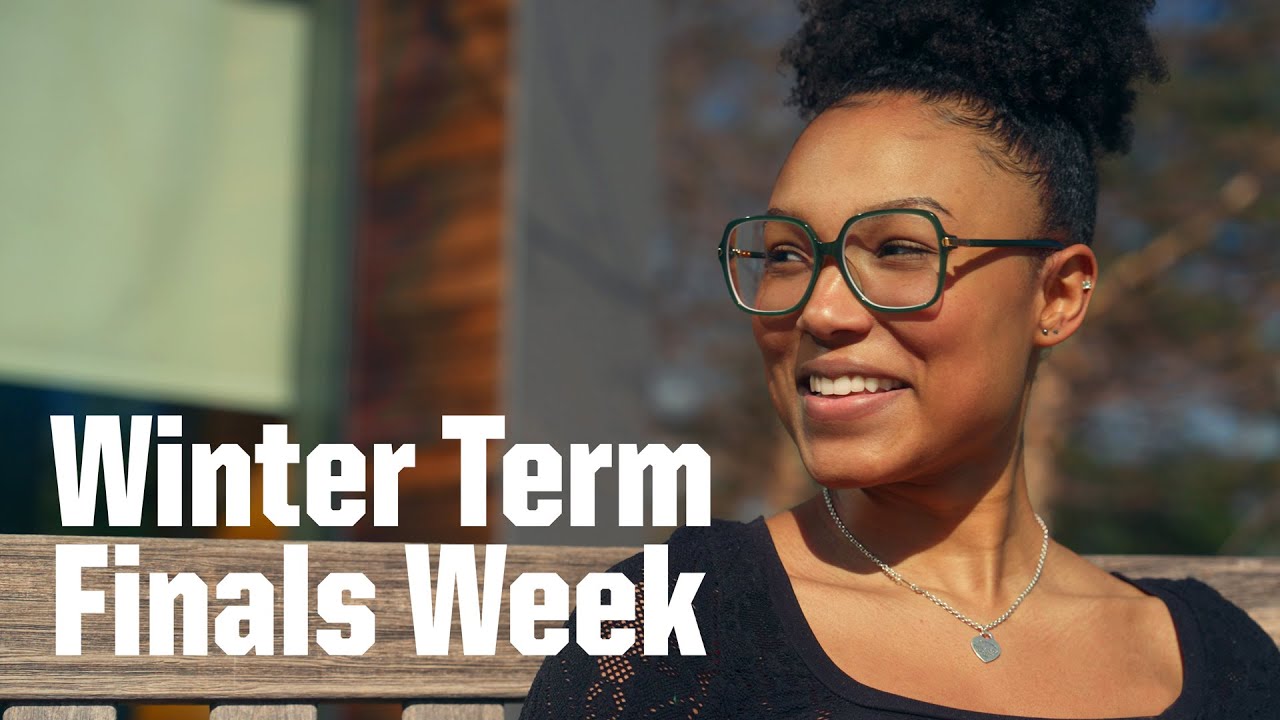 Students share their thoughts about winter term finals and the weather ...