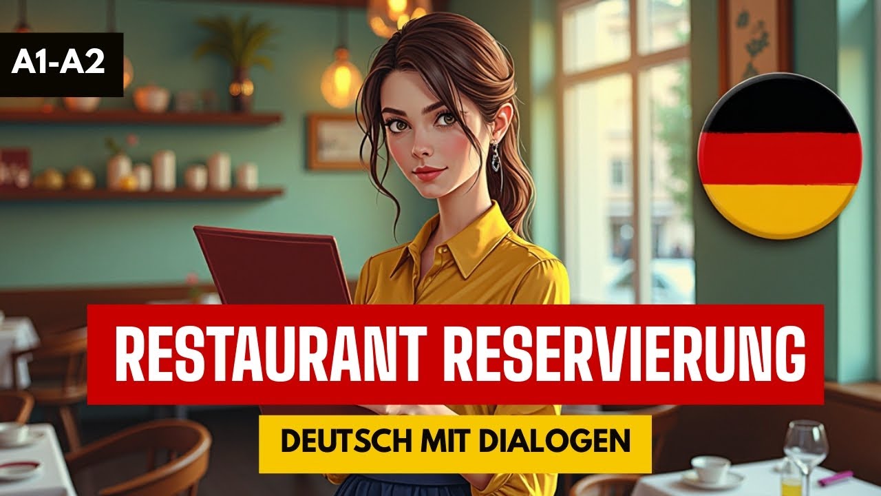 💬 Tischreservierung leicht gemacht: Deutsch im Restaurant! - YouTube