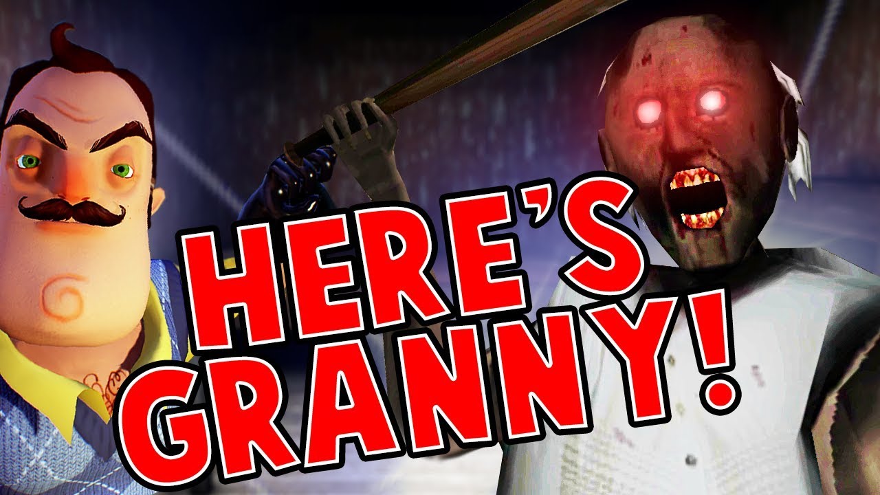 THE NEIGHBORS GRANNY HAS SECRETS | Granny Mobile Game - (Hello Neighbor ...