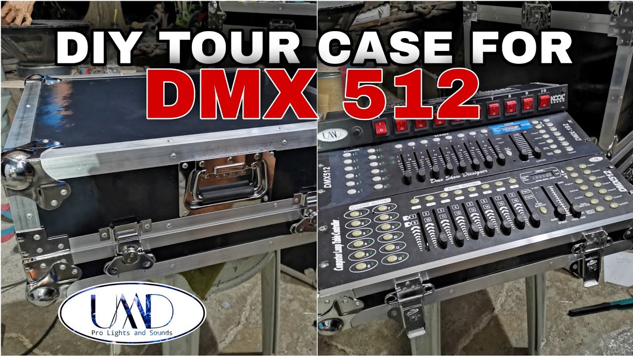 TOUR CASE FOR DMX 512 | DIY | UMD pro lights and sound - YouTube