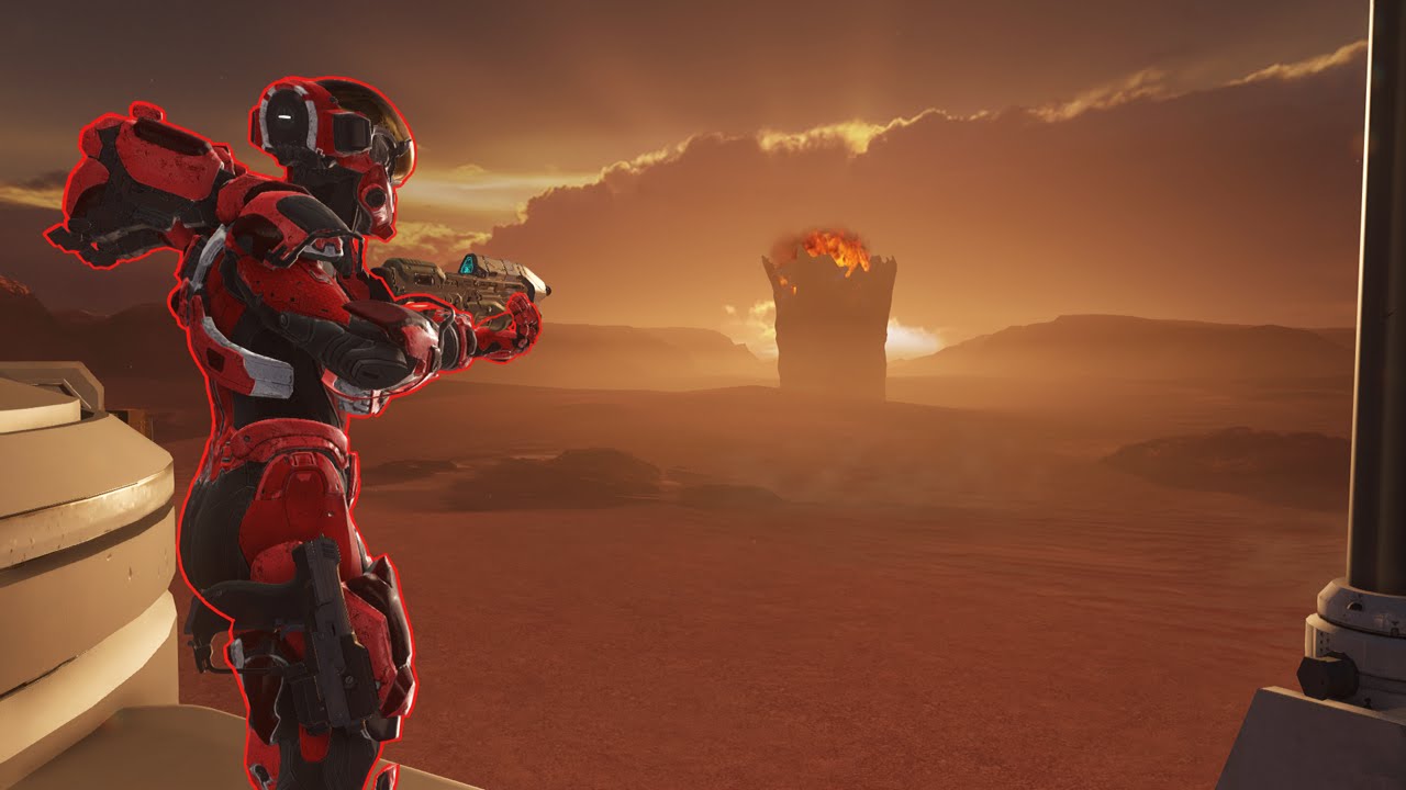 Halo 5 Guardians - CRAZY Easter Egg in "The Rig" Map - YouTube