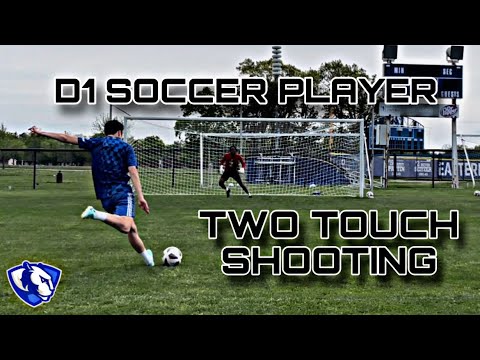 TWO TOUCH SHOOTING DRILL | D1 SOCCER PLAYERS - YouTube