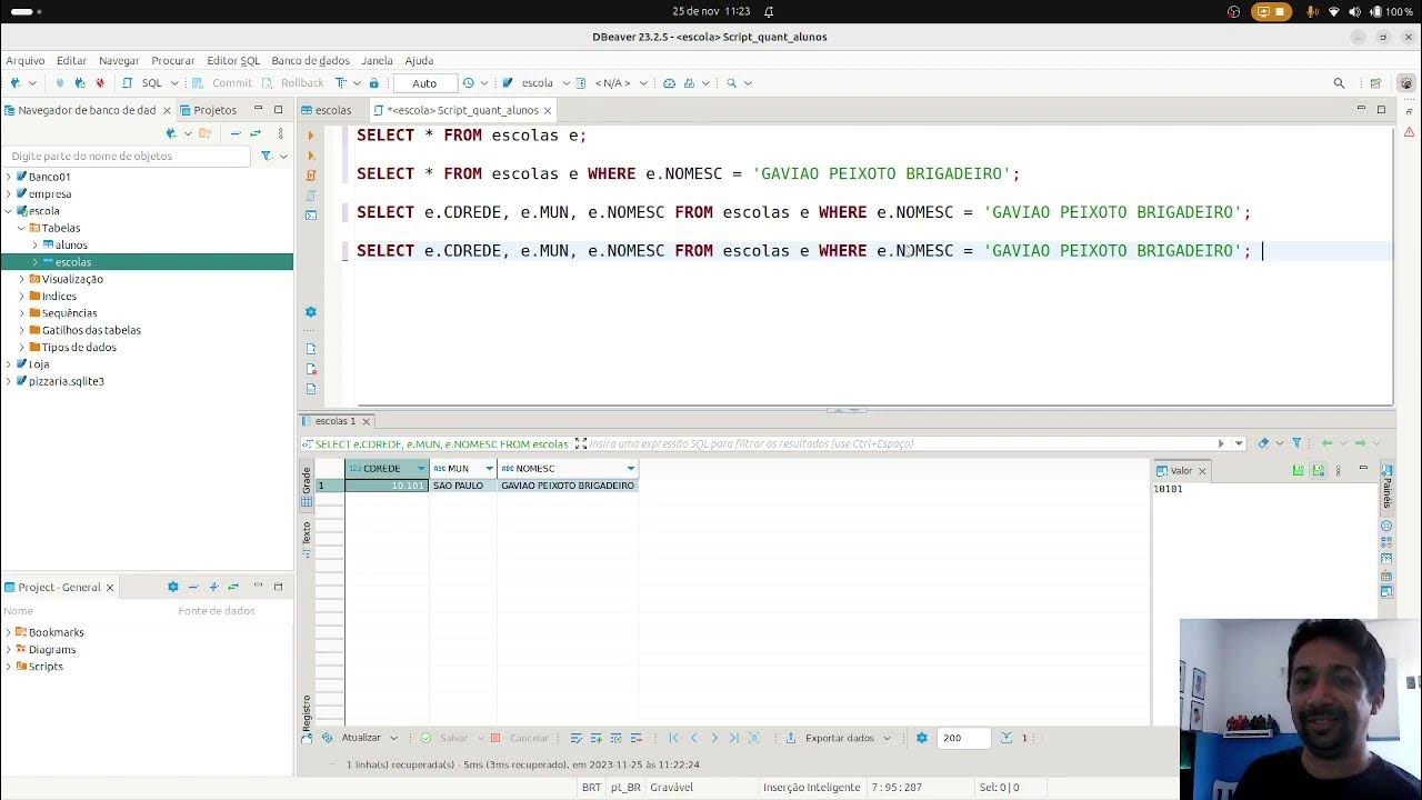 Comando SELECT - Parte I (SQLite + Dbeaver). - YouTube