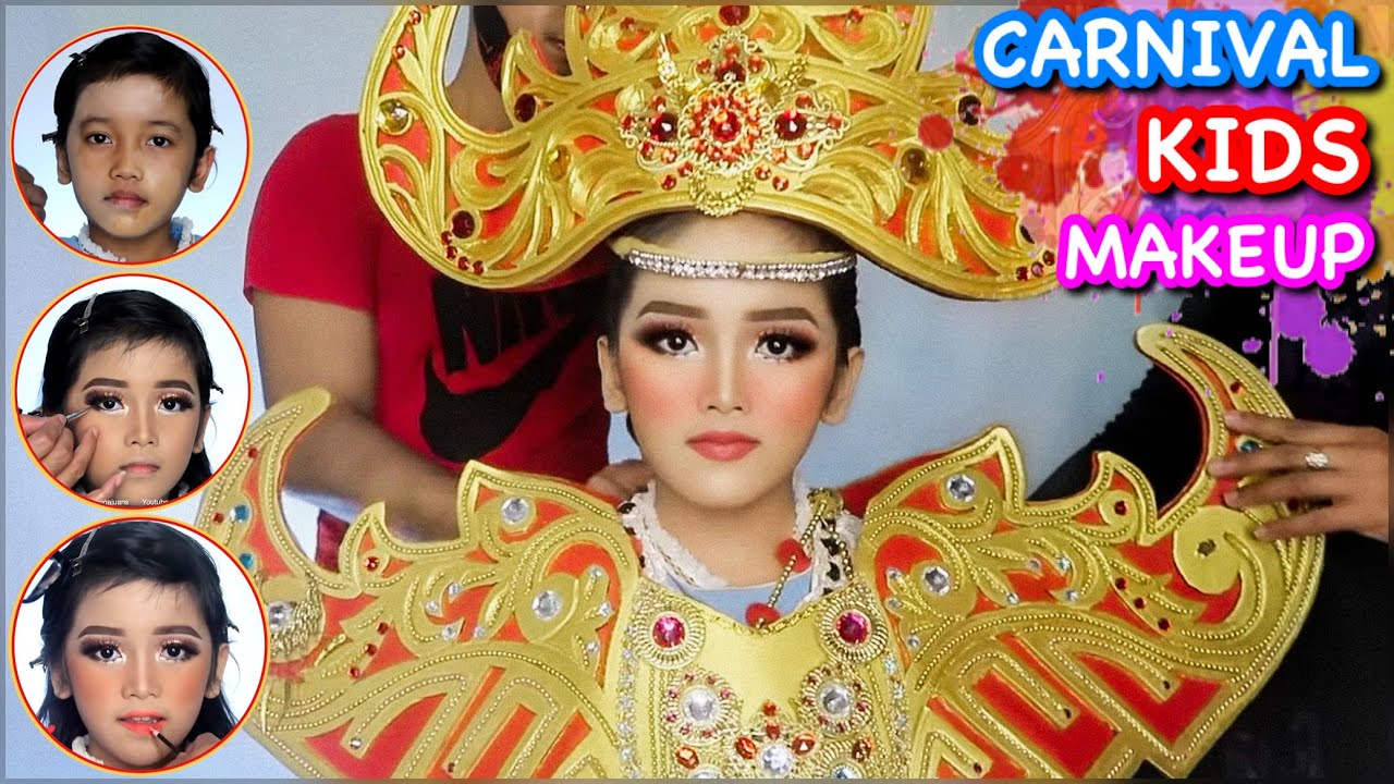 TUTORIAL MAKEUP KARNAVAL | UNTUK ANAK-ANAK - YouTube