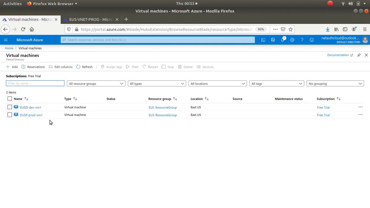 How to Create Azure VNet Peering Step by Step - YouTube