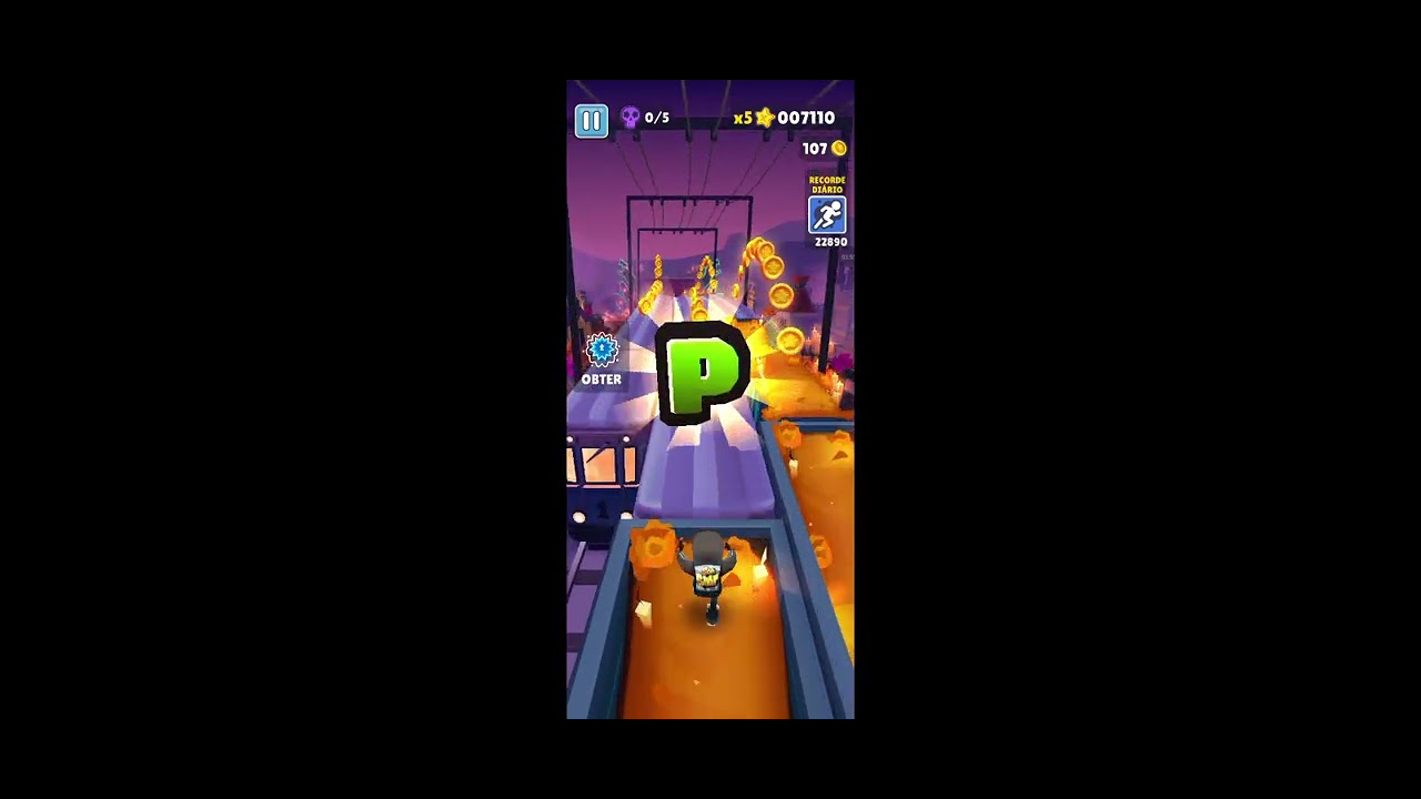 Gameplay de subway surfers - YouTube