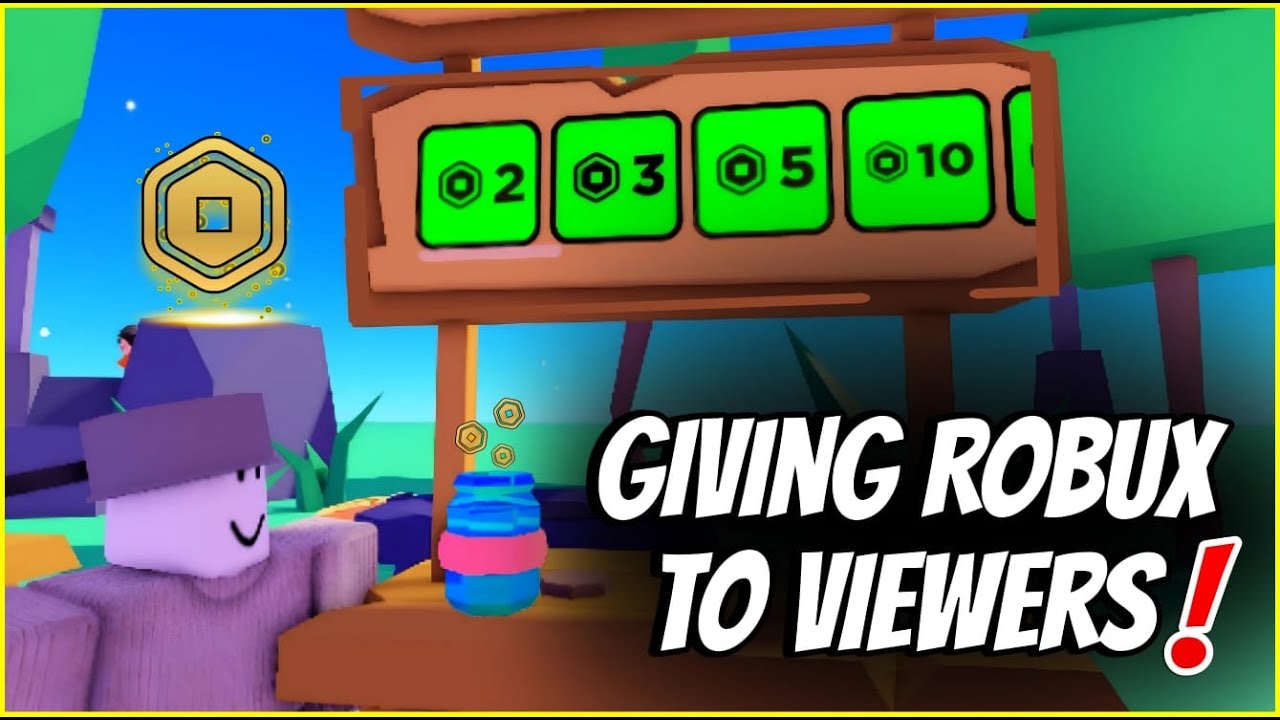 Pls Donate | Giving Robux to Viewers!! - YouTube