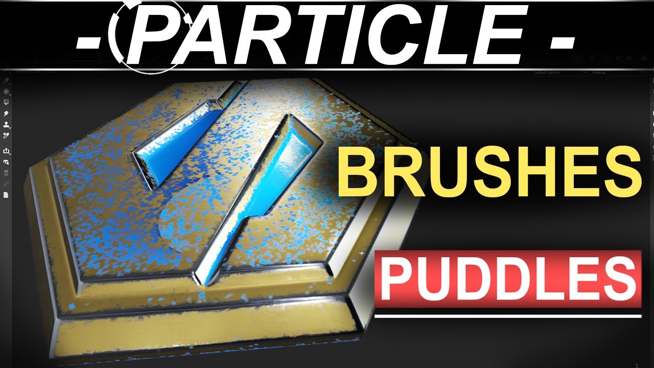 Substance-Painter: Particle Brushes (PUDDLES!!) - YouTube