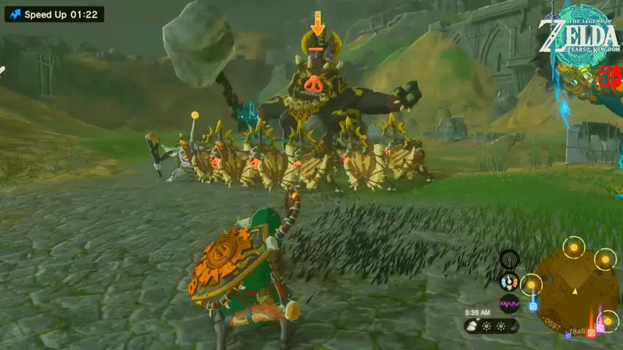 Legend of Zelda TOTK - Army Bokolin Protect "Boss Black Bokoblin ...